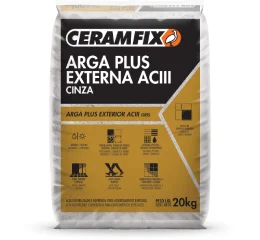 Argamassa Externa AC-III 20Kg Ceramfix | Ficha Técnica, Catálogo e Mais