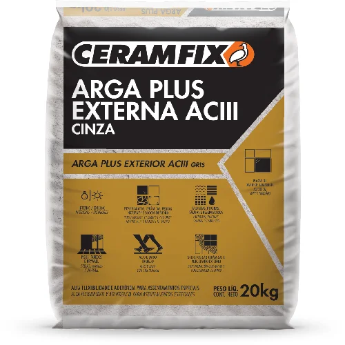 Argamassa Externa AC-III 20Kg Ceramfix | Ficha Técnica, Catálogo e Mais