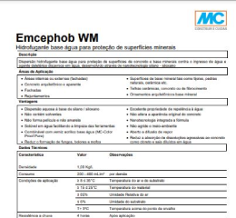 Adesivo Murafan 39 18 Kg Mc Bauchemie | Ficha Técnica, Catálogo e Mais
