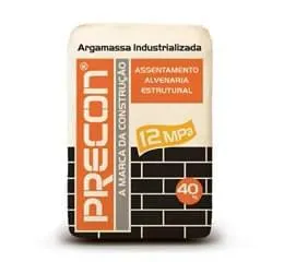 Argamassa Assentamento de Alvenaria Estrutural Precon - 12 MPa | Ficha ...