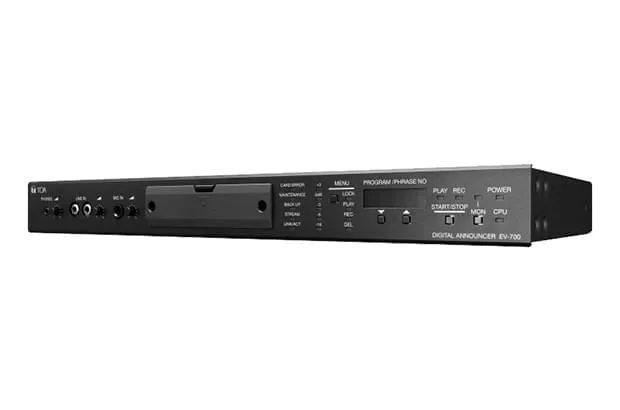 EV-700 Digital Announcer | Ficha Técnica, Catálogo e Mais