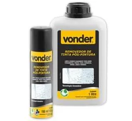 Removedor de Tinta Pós-pintura Vonder | Ficha Técnica, Catálogo e Mais