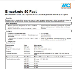 Adesivo Murafan 39 18 Kg Mc Bauchemie | Ficha Técnica, Catálogo e Mais