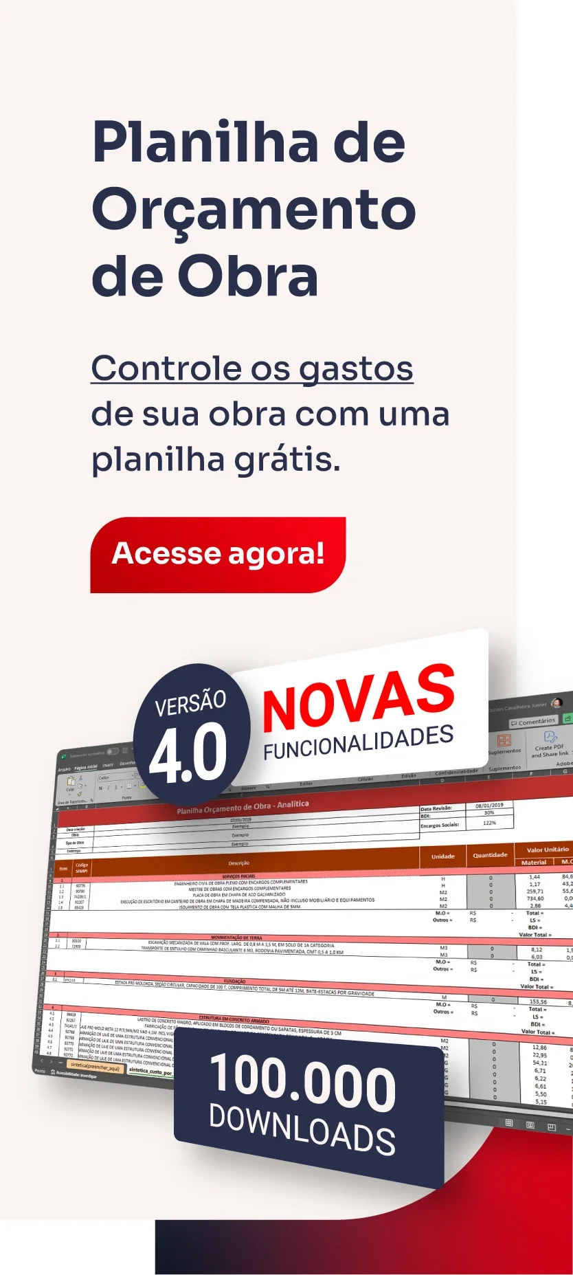 CUB SC | Confira como o indicador está em janeiro | AECweb