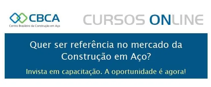 CBCA está com descontos para cursos sobre construção em aço | AECweb